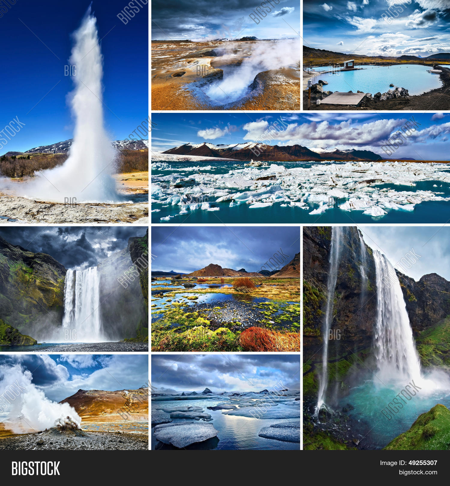 Iceland Collage Image & Photo (Free Trial) | Bigstock