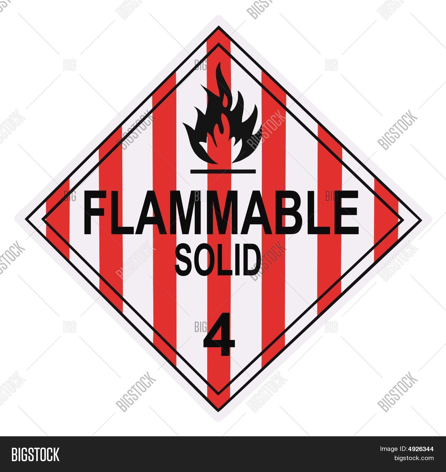 Flammable Solid Image & Photo (Free Trial) | Bigstock