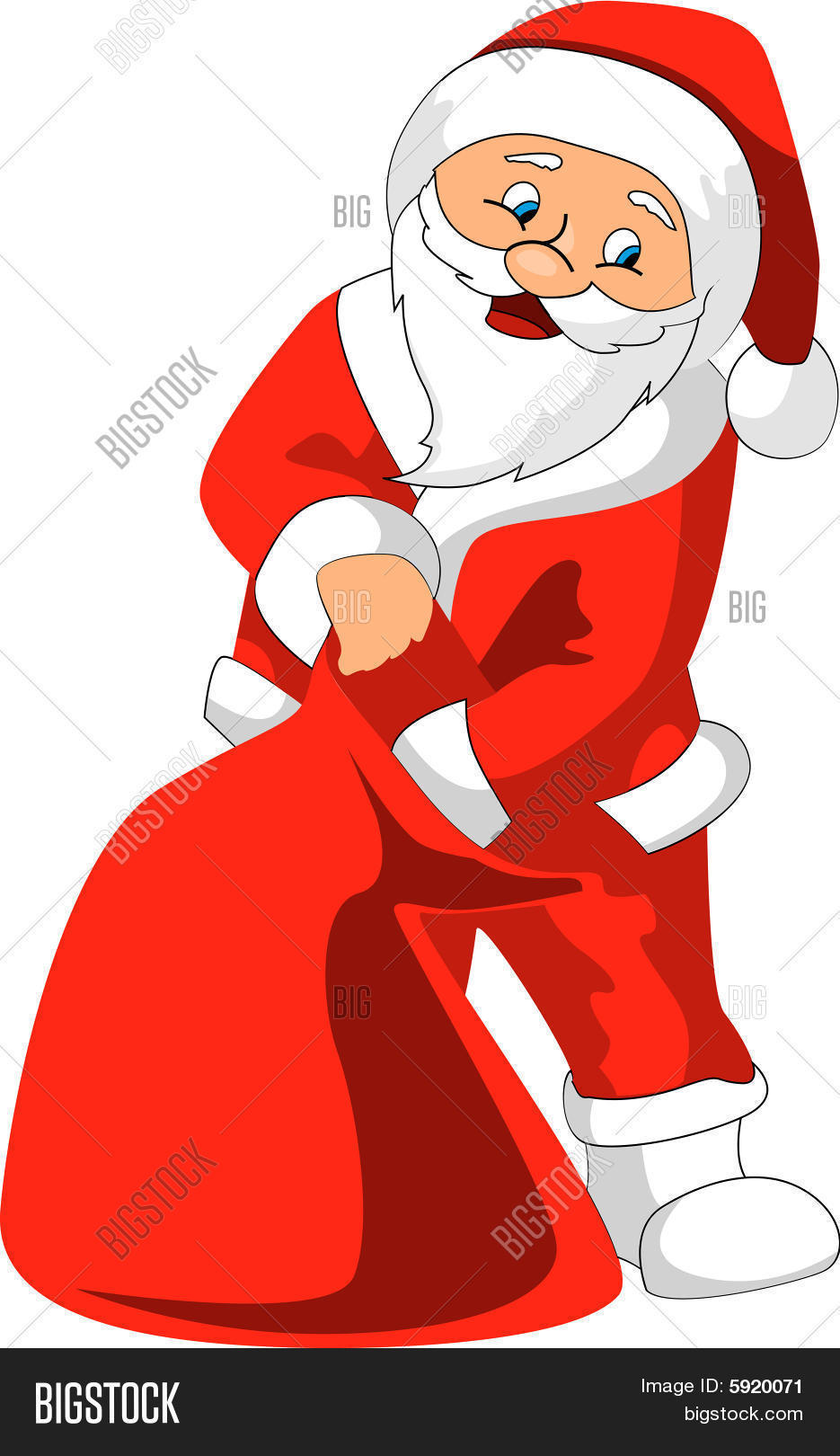 Funny Santa Claus Vector & Photo (Free Trial) | Bigstock