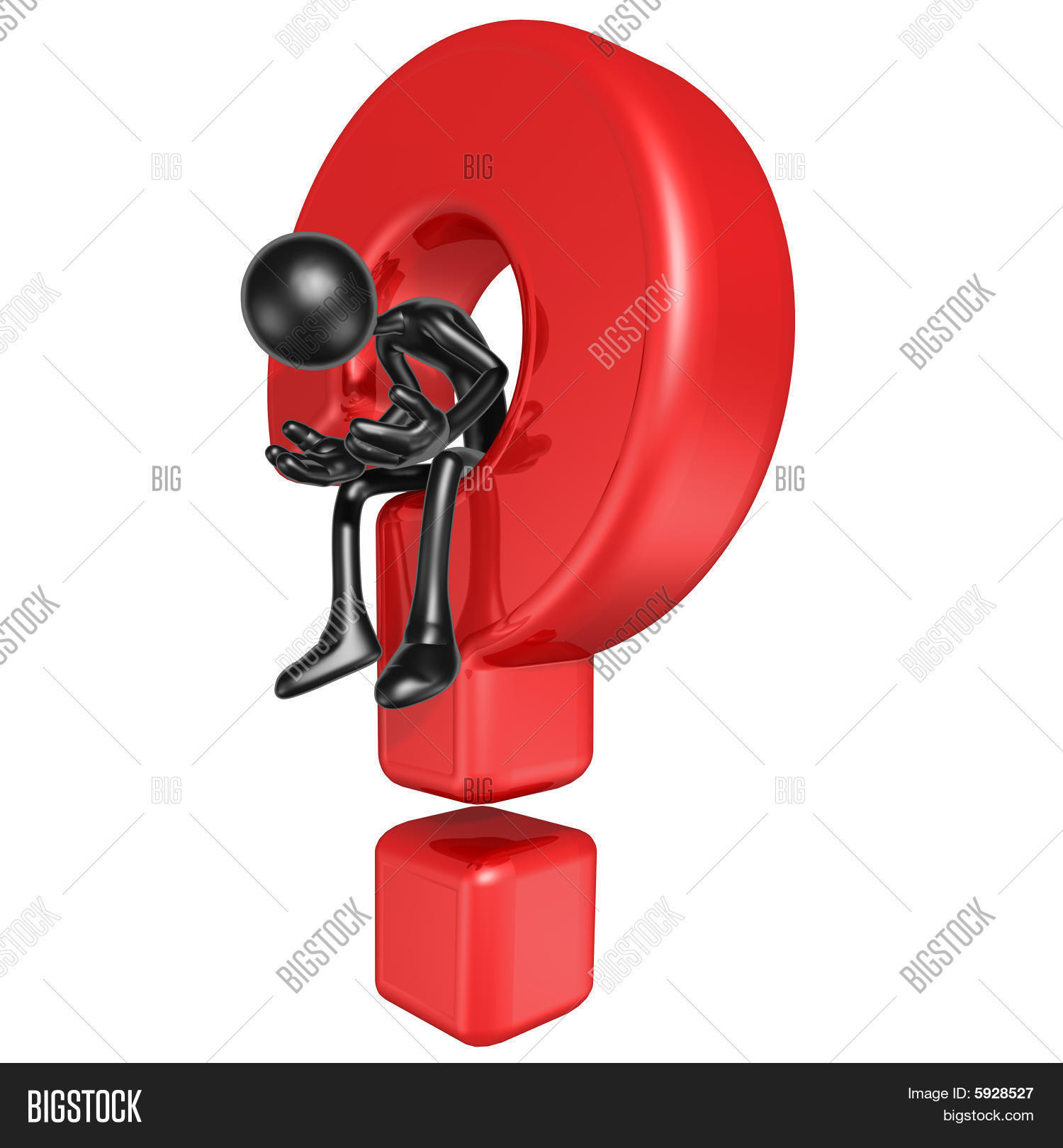 3D Character Question Image & Photo (Free Trial) | Bigstock