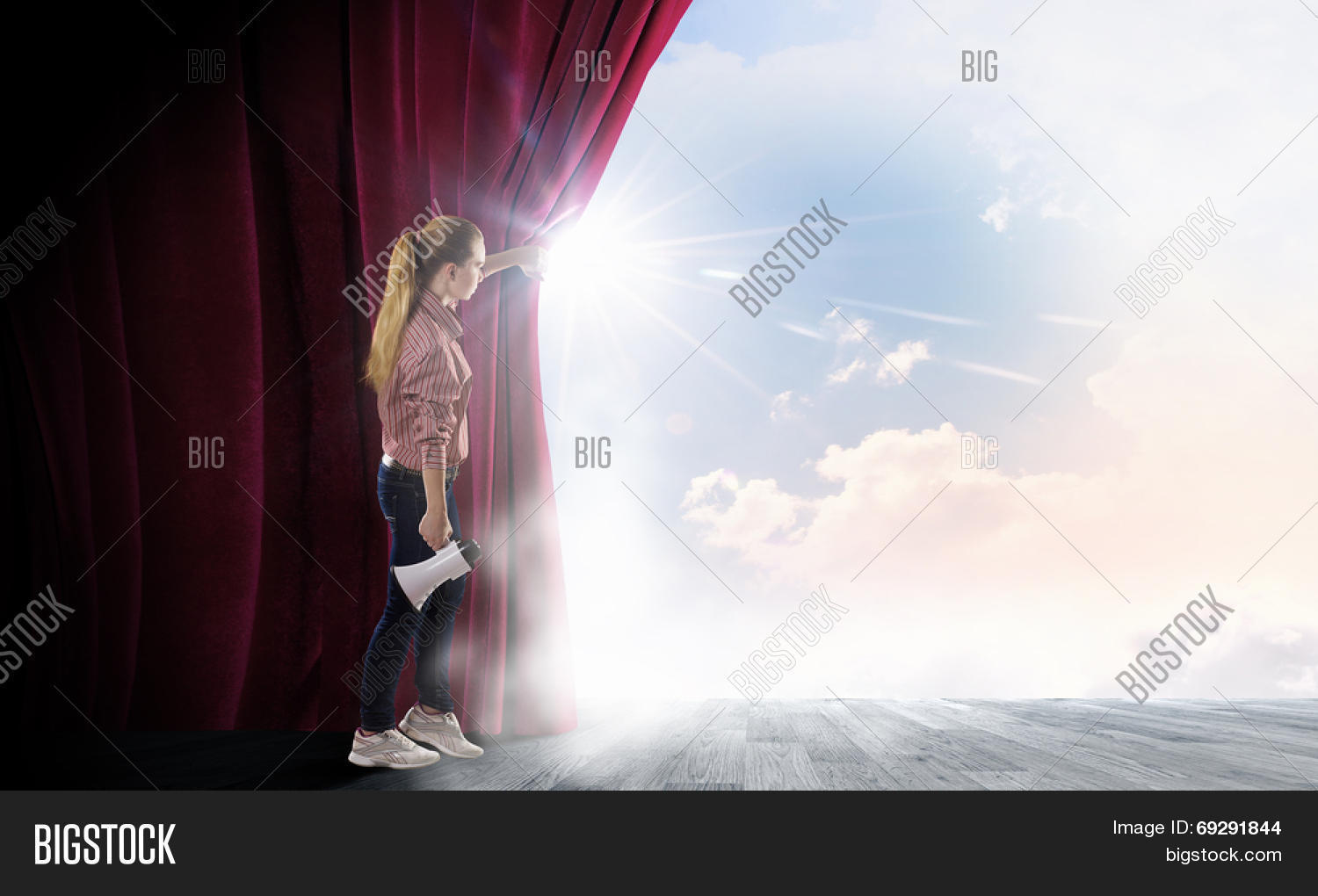 Young Girl On Stage Image & Photo (Free Trial) | Bigstock