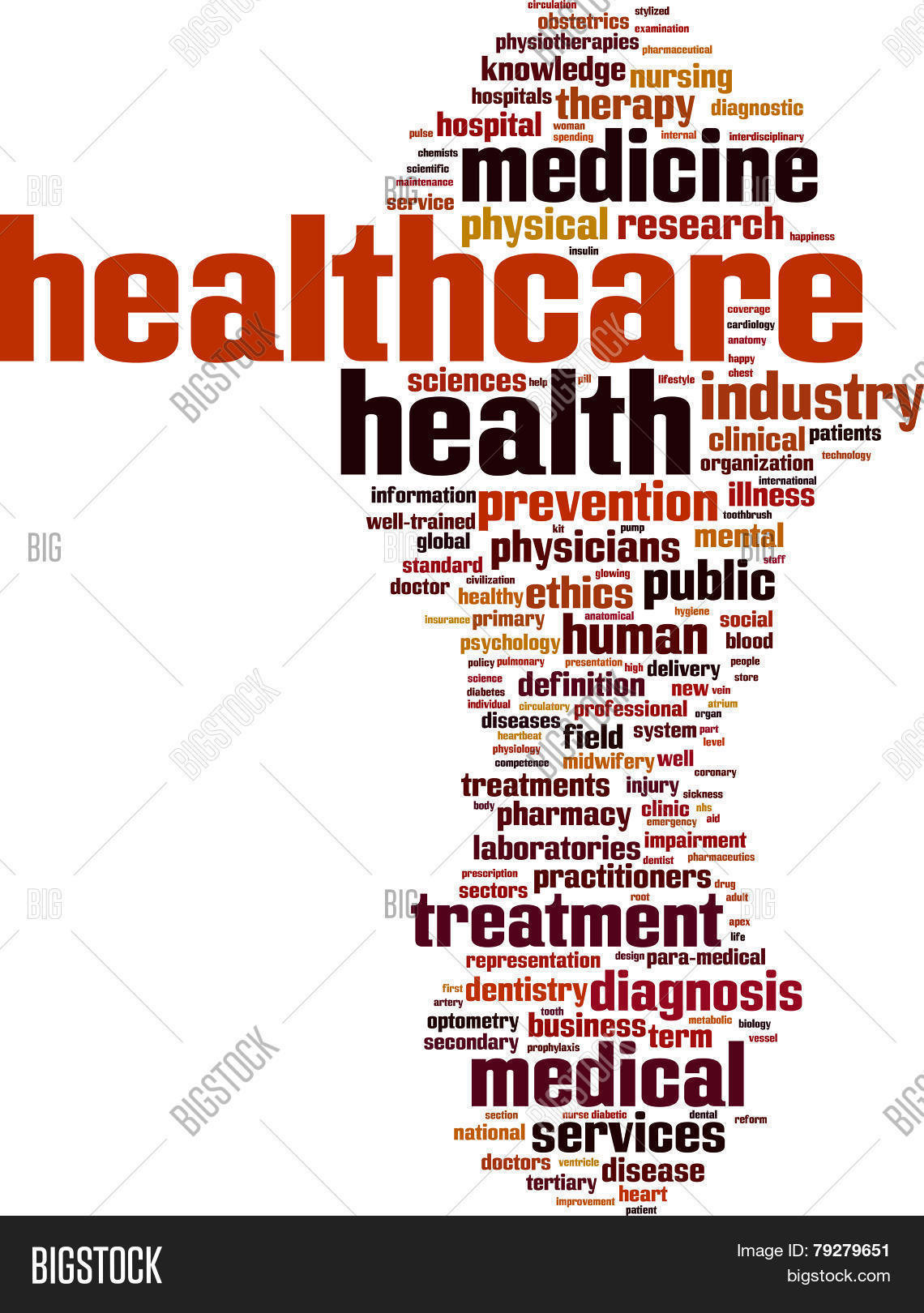 Healthcare Word Cloud Vector & Photo (Free Trial) | Bigstock