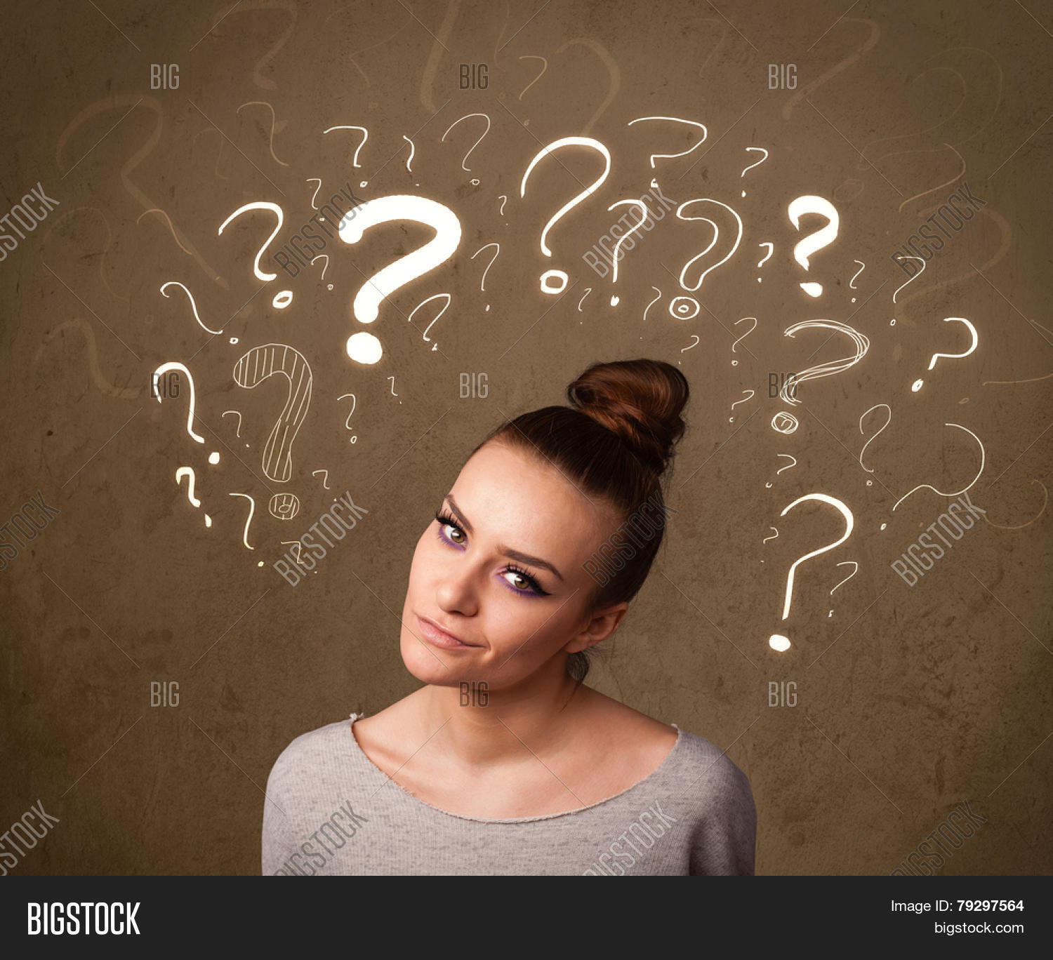 Teenage Girl Question Image & Photo (Free Trial) | Bigstock