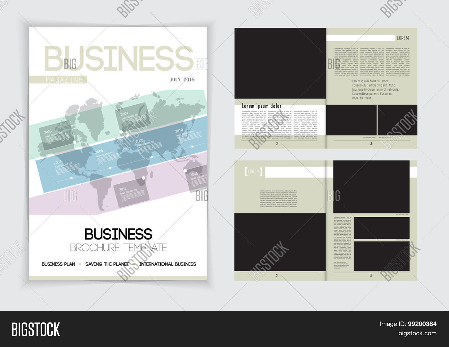 Layout Magazine. Vector & Photo (Free Trial) | Bigstock