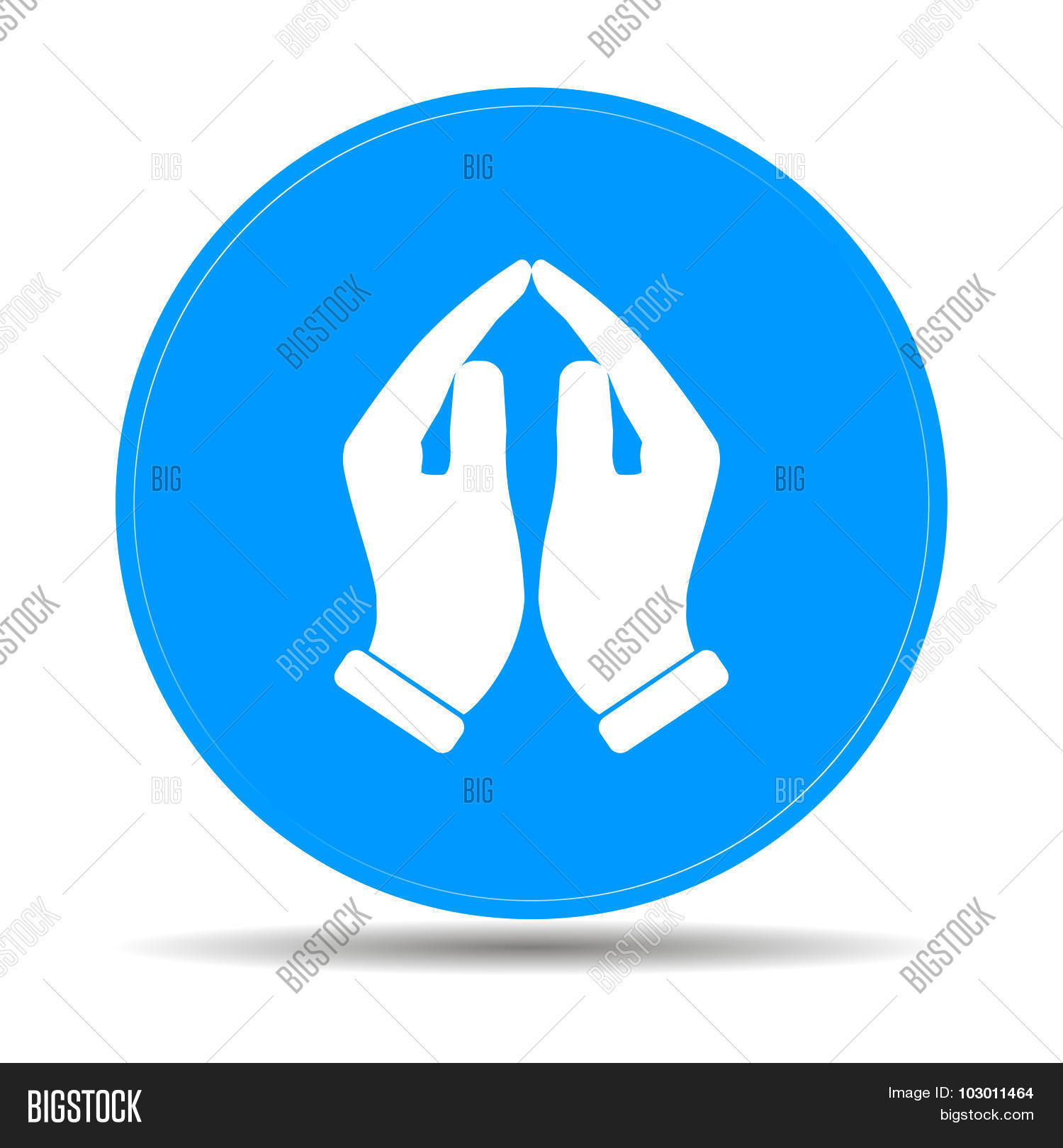 Praying Hands Icon, Vector & Photo (Free Trial) | Bigstock