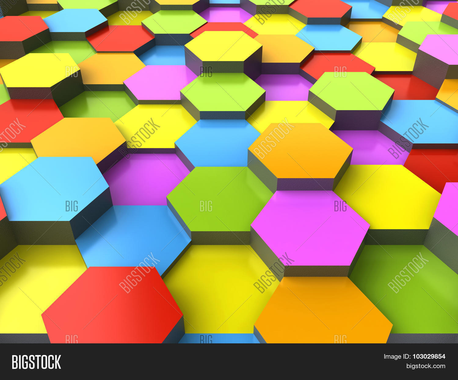 3d Hexagonal Image & Photo (Free Trial) | Bigstock