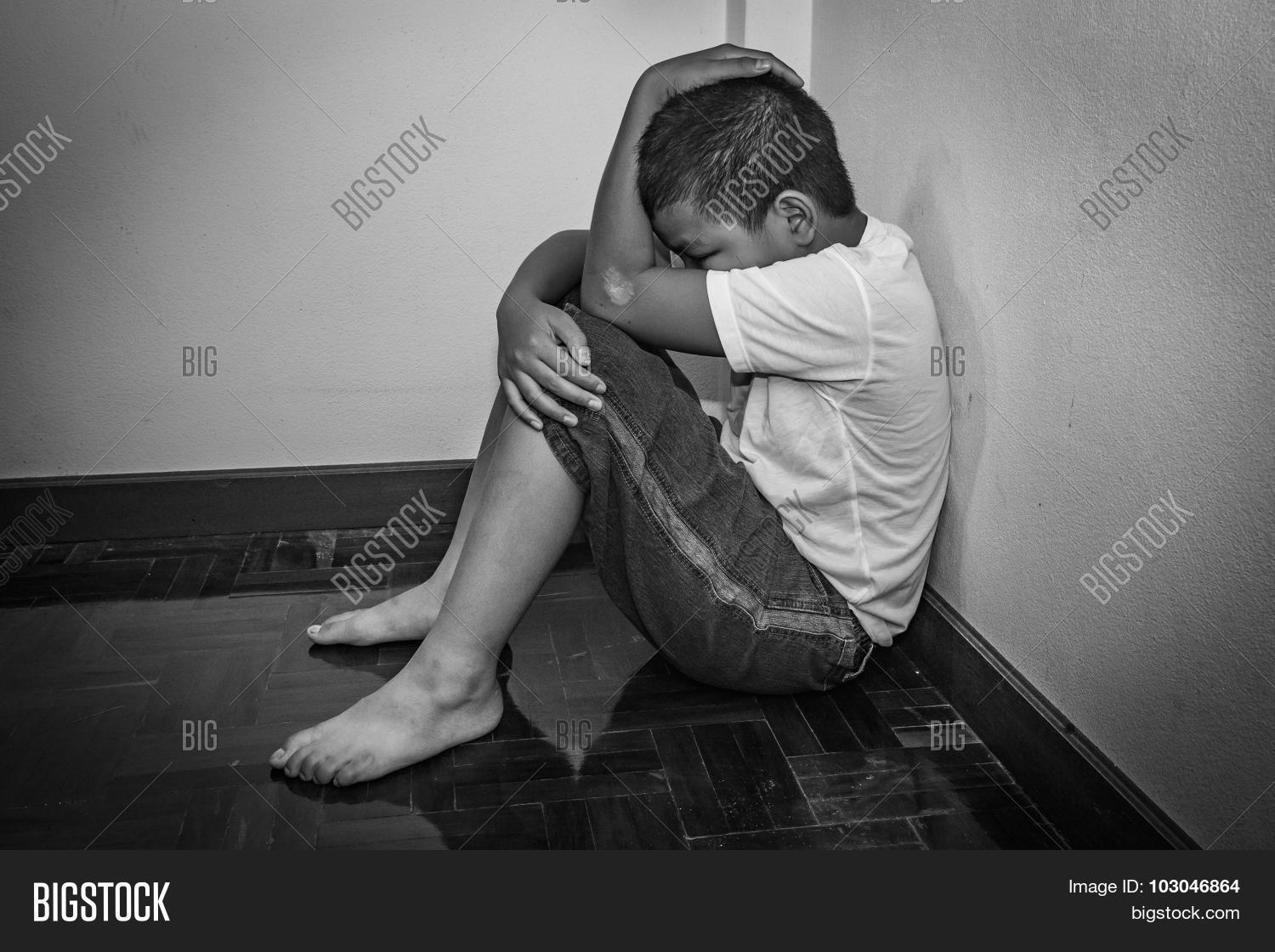 Asian Boy Scared Alone Image & Photo (Free Trial) | Bigstock