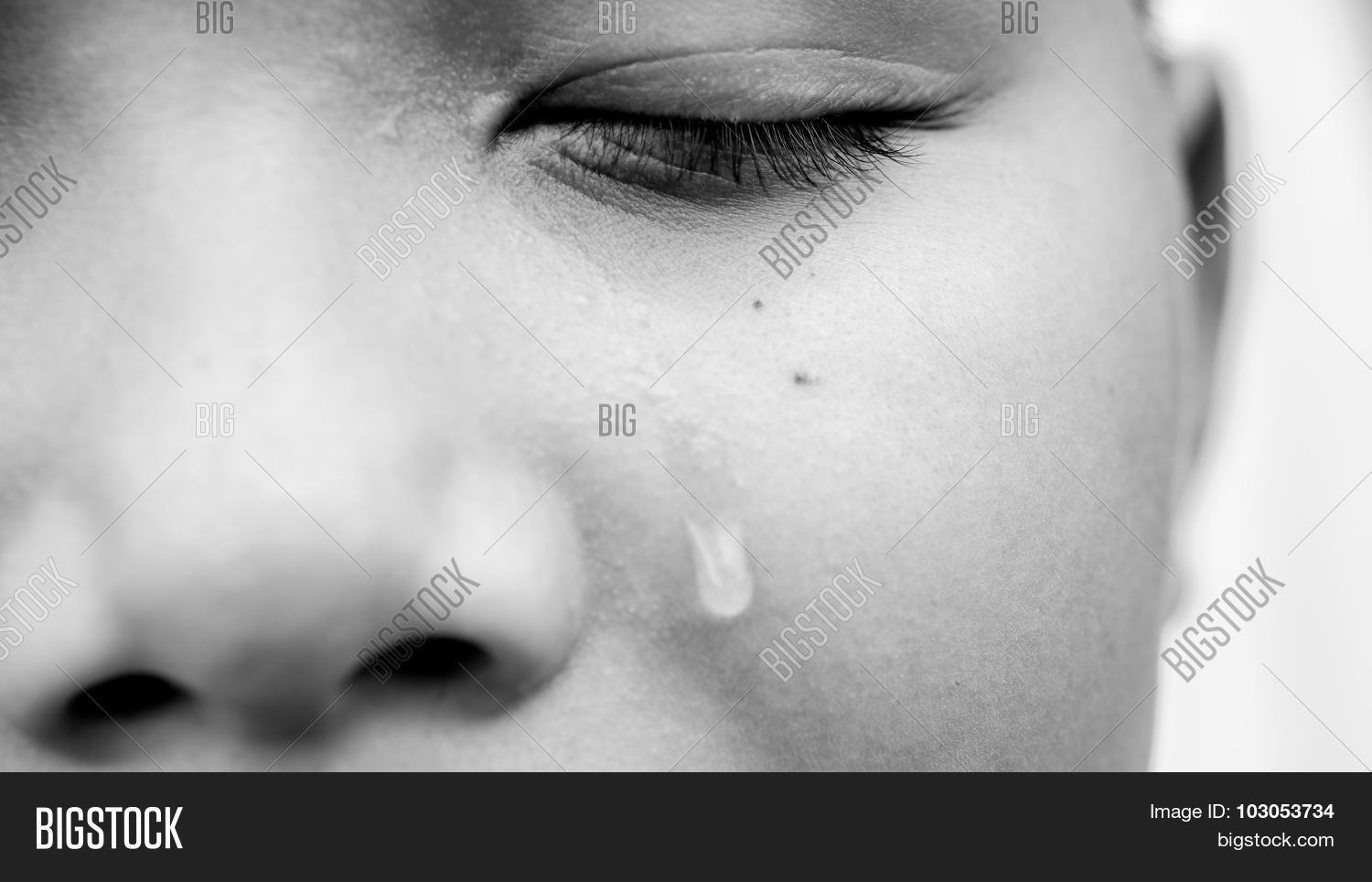 Tears Running Down Image & Photo (Free Trial) | Bigstock