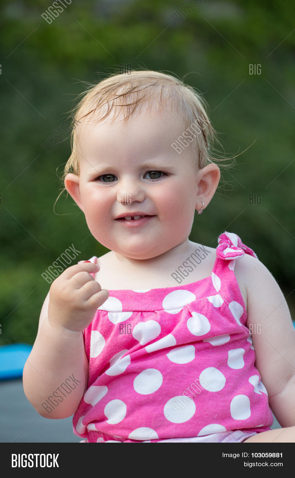 Happy Cute Little Girl Image & Photo (Free Trial) | Bigstock