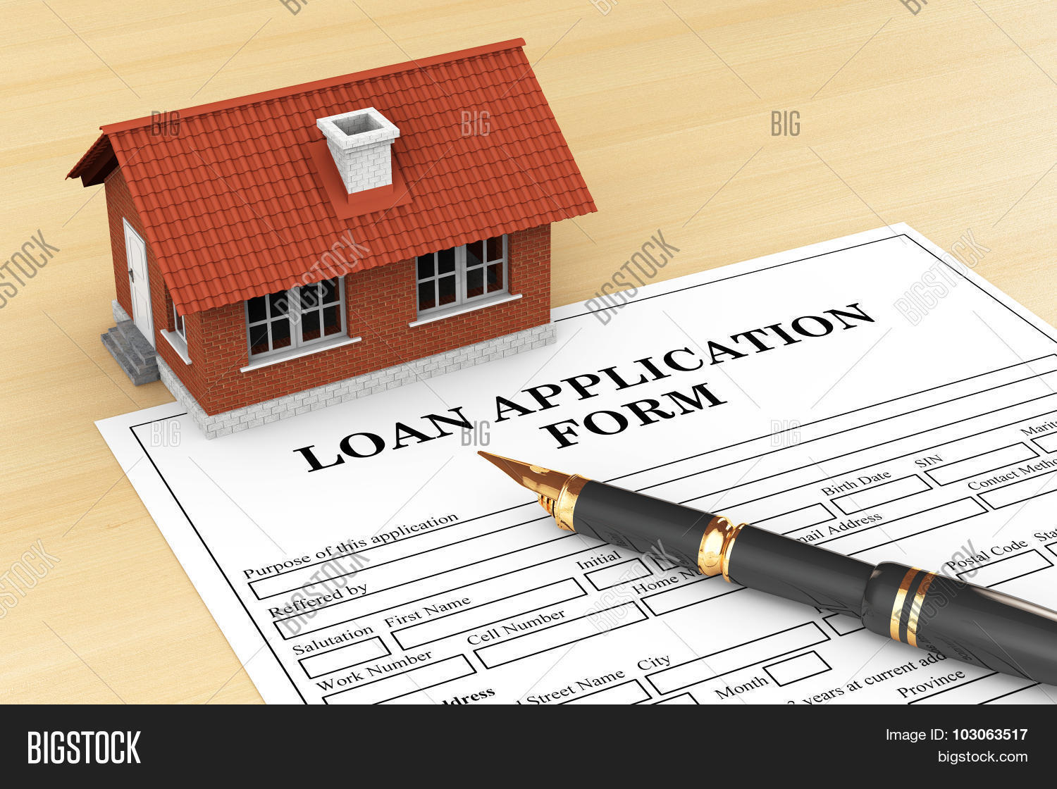 Loan Application Form Image & Photo (Free Trial) | Bigstock