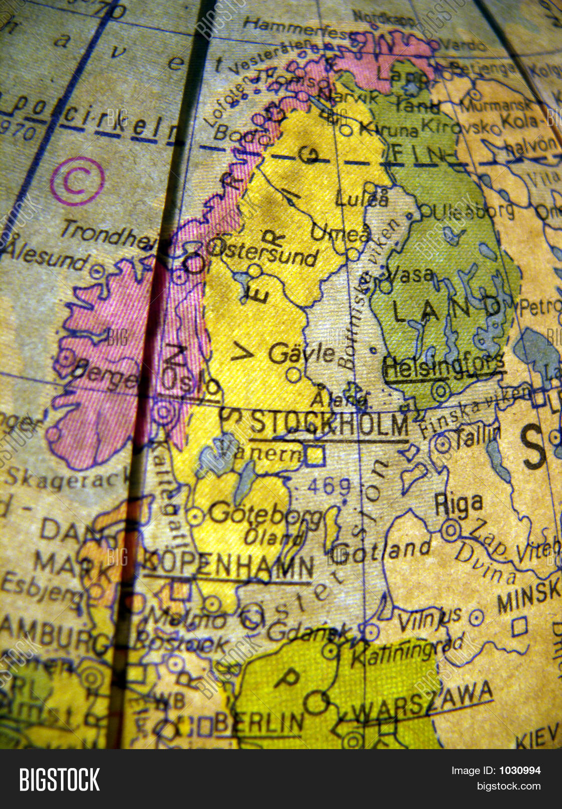 Map Scandinavia Image & Photo (Free Trial) | Bigstock