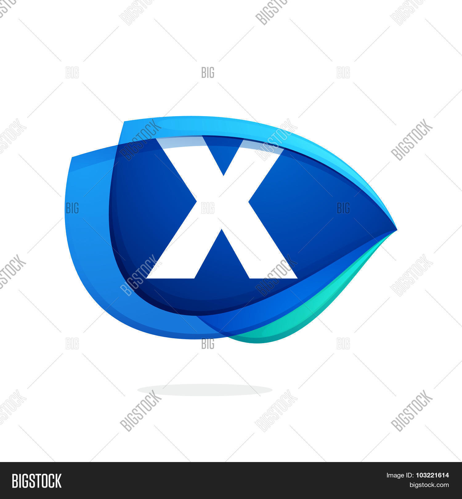 X Azul Logo