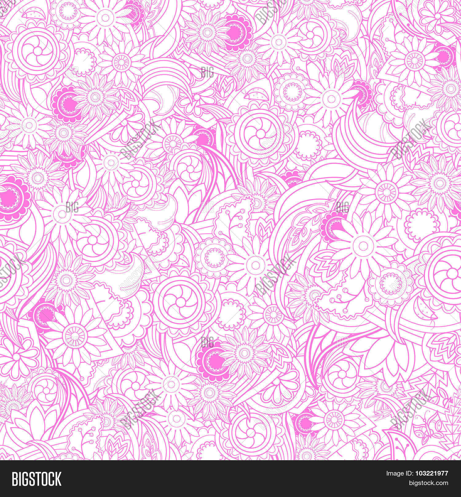 Floral Pink Vector & Photo (Free Trial) | Bigstock