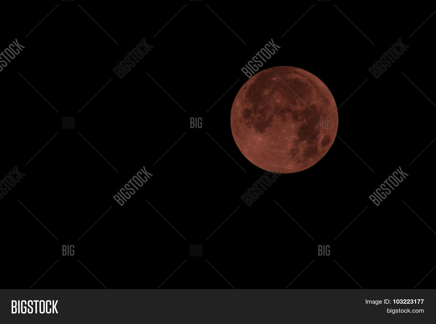 Red Full Moon Red Image & Photo (Free Trial) | Bigstock
