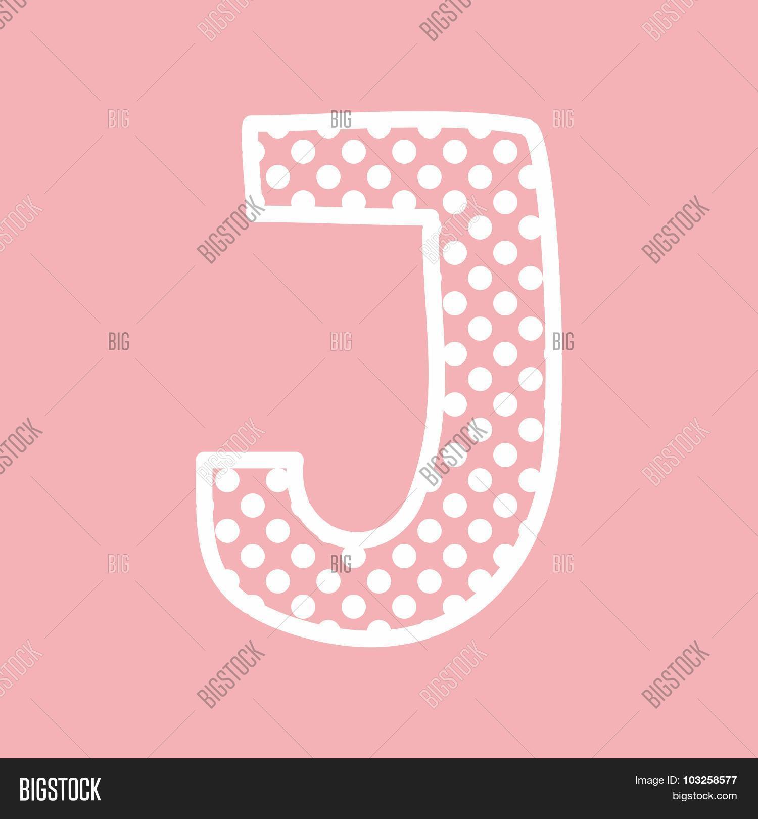 J Vector Alphabet Vector & Photo (Free Trial) | Bigstock
