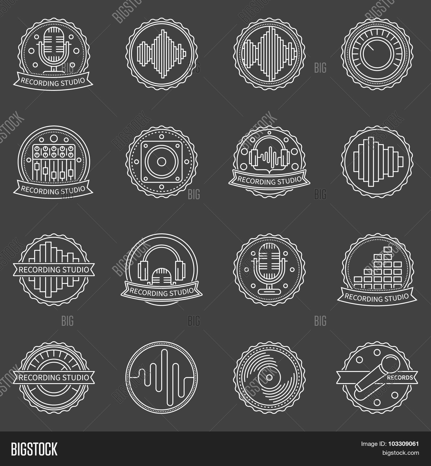 Recording Studio Vector & Photo (Free Trial) | Bigstock