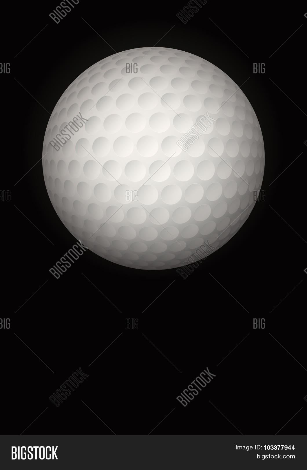 Dark Background Golf Vector & Photo (Free Trial) | Bigstock