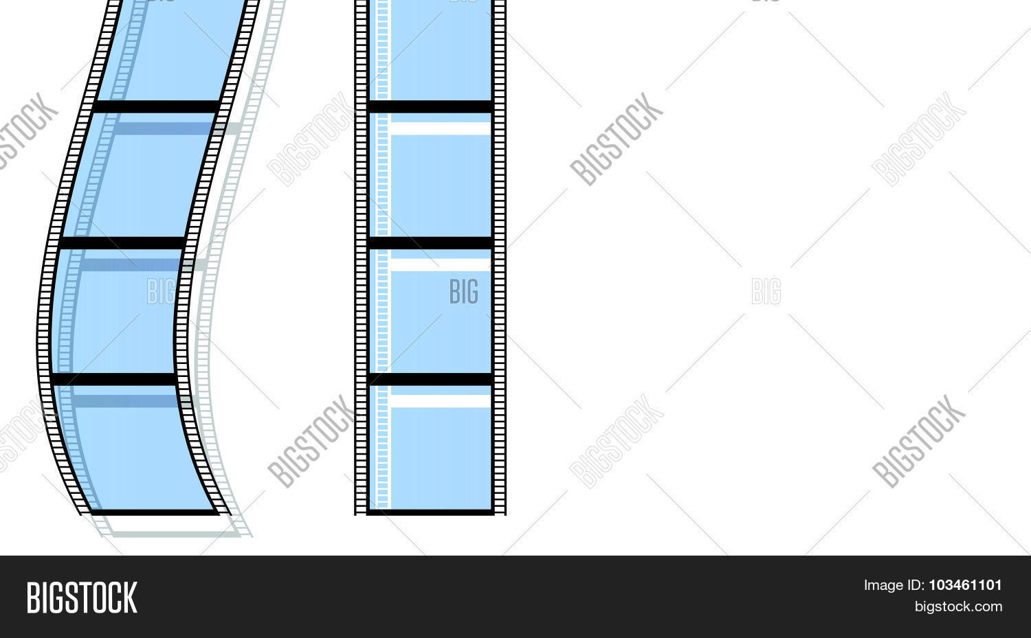 Film Strip Vector Vector & Photo (Free Trial) | Bigstock