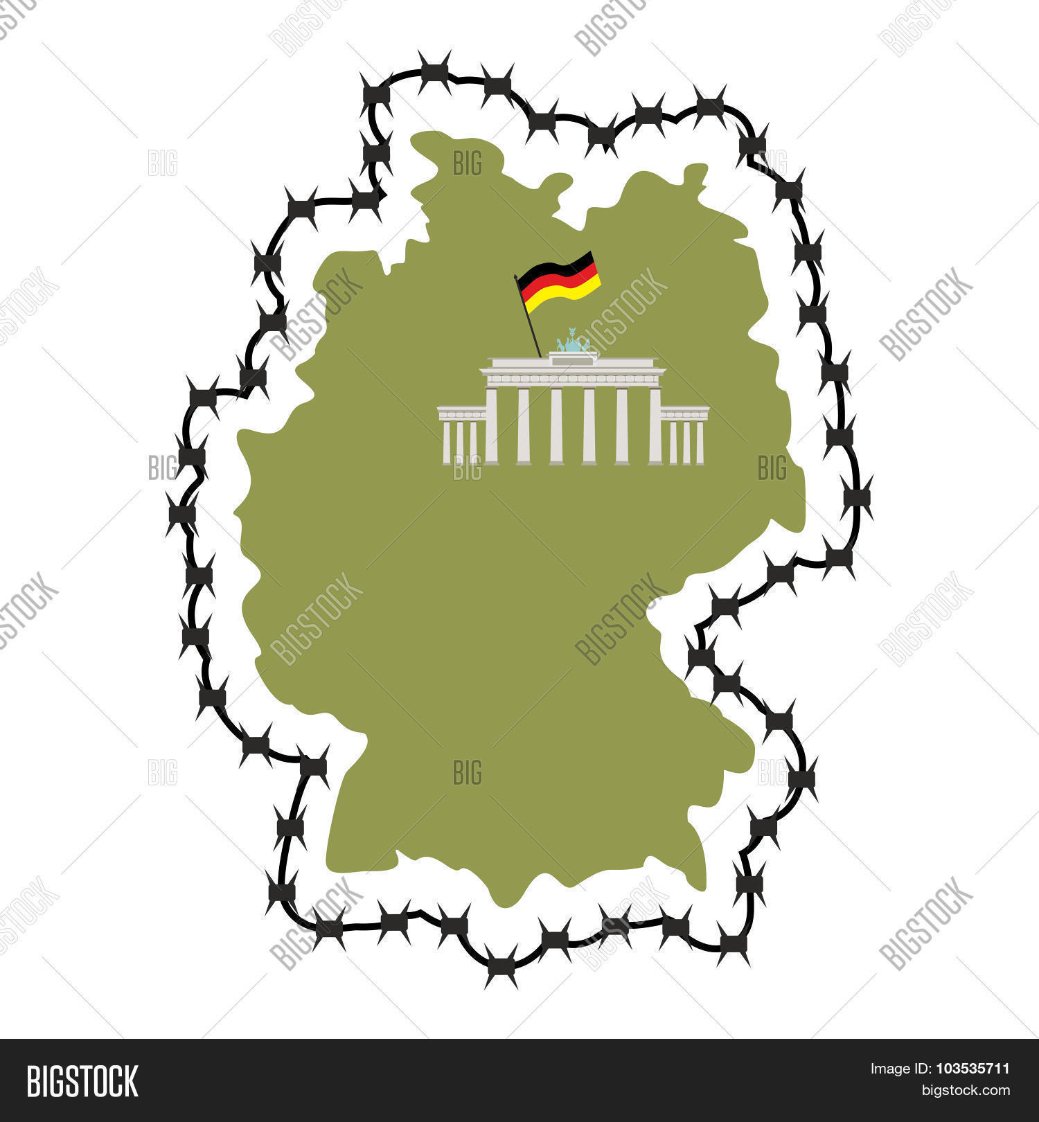 Map Germany. Map Vector & Photo (Free Trial) | Bigstock