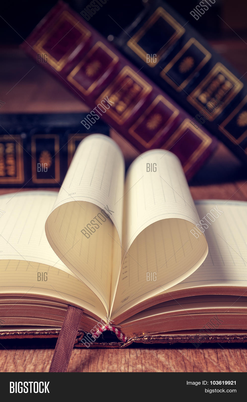 Book Page Heart Shape Image & Photo (Free Trial) | Bigstock