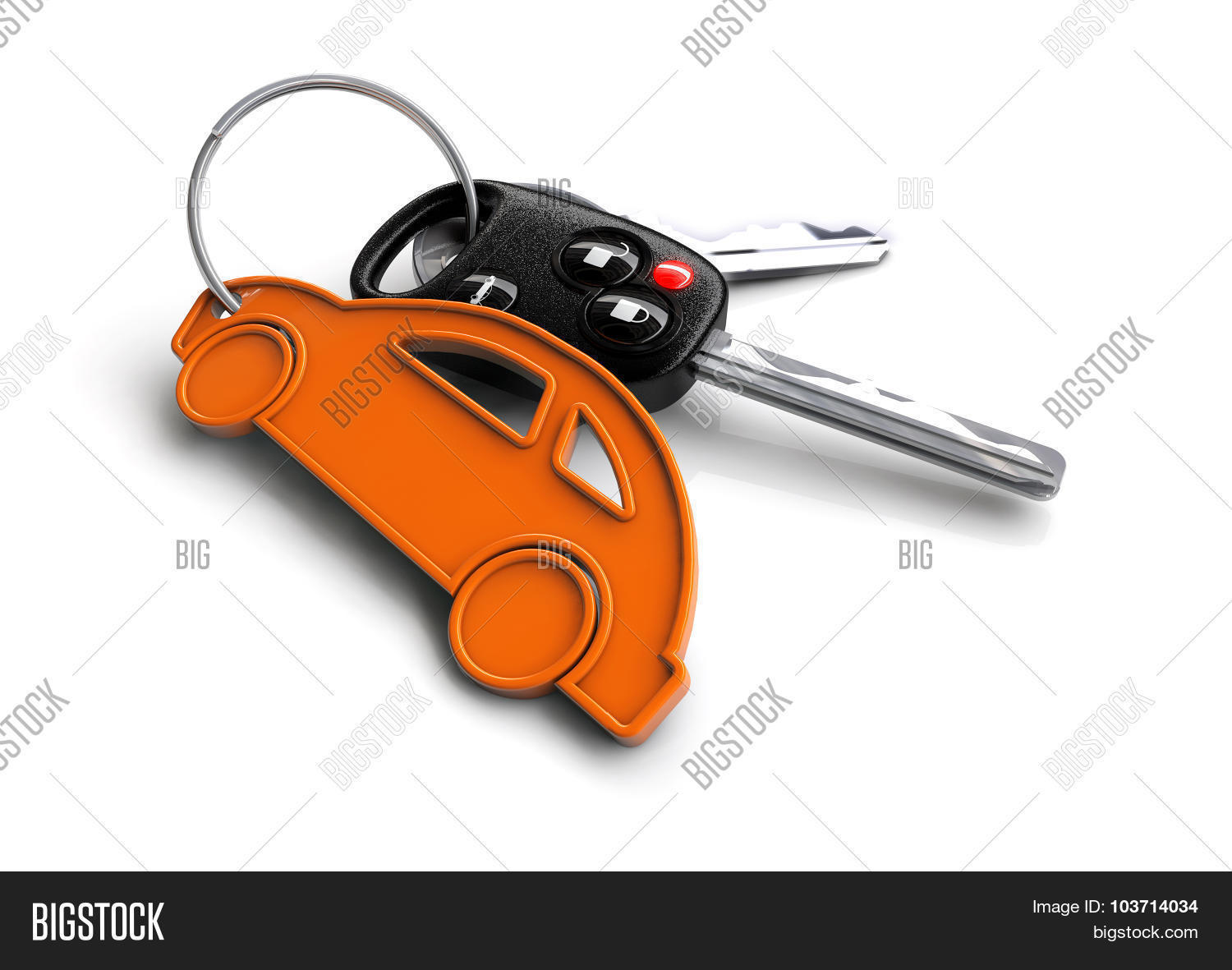 Car Keys Orange Image & Photo (Free Trial) | Bigstock