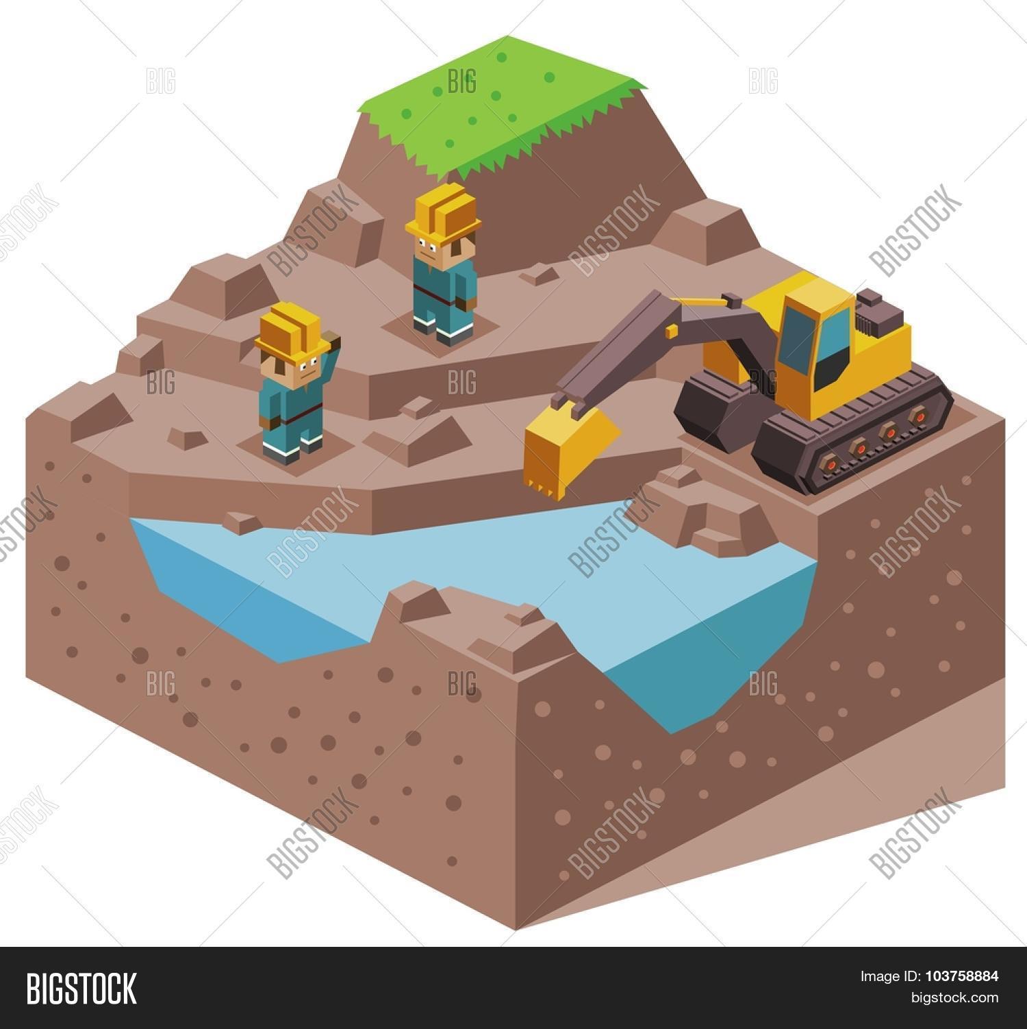 Land Reclamation. Vector & Photo (Free Trial) | Bigstock