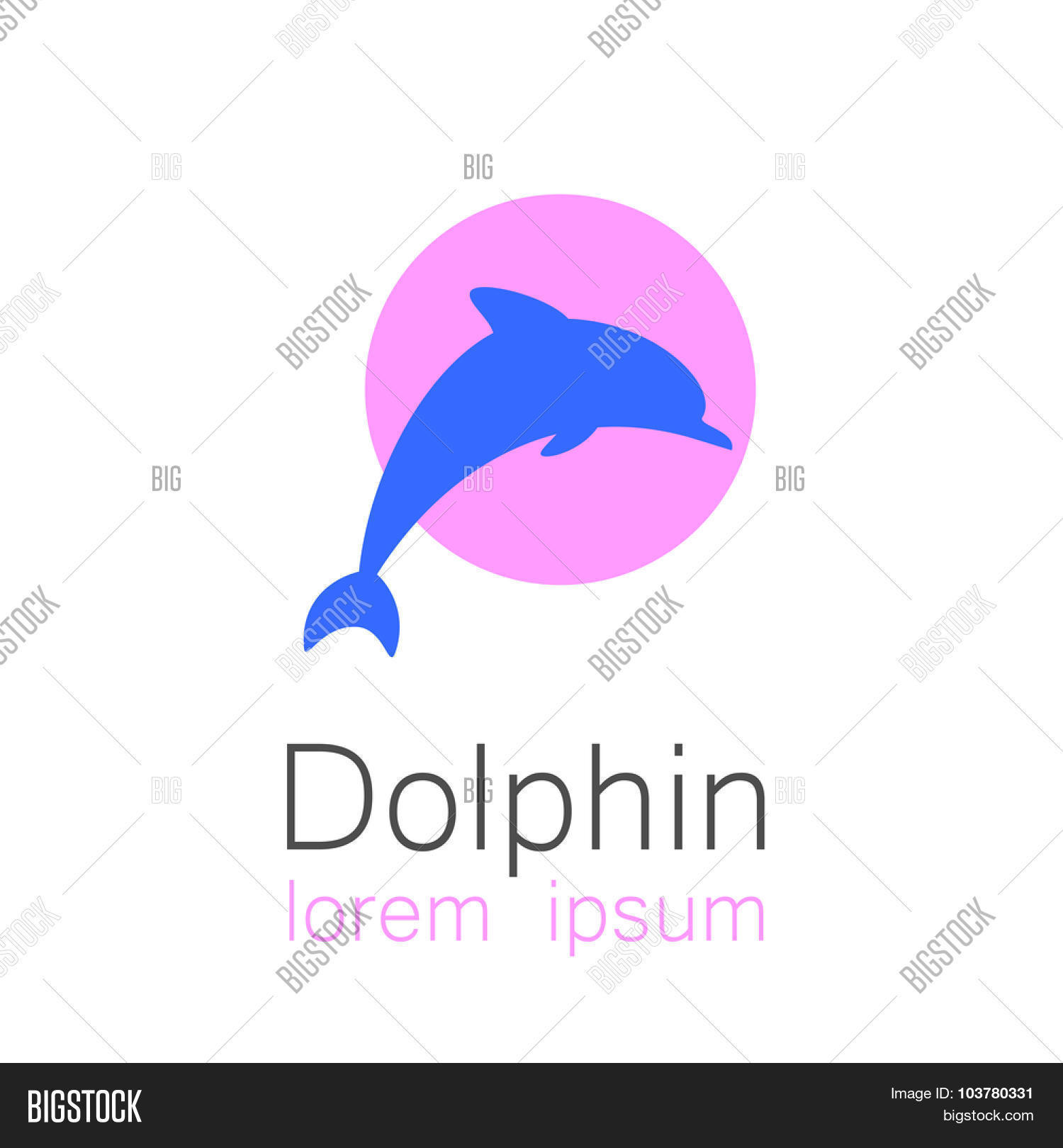 Dolphin. Design Vector & Photo (Free Trial) | Bigstock