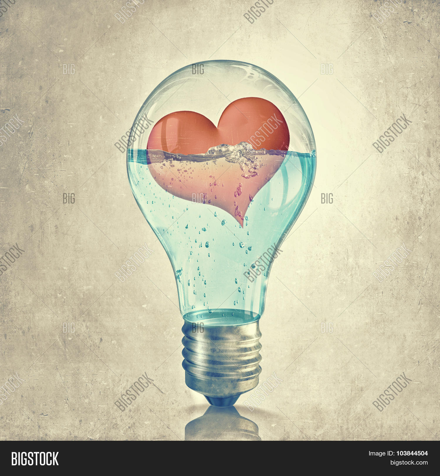 Glowing Light Bulb Red Image & Photo (Free Trial) | Bigstock