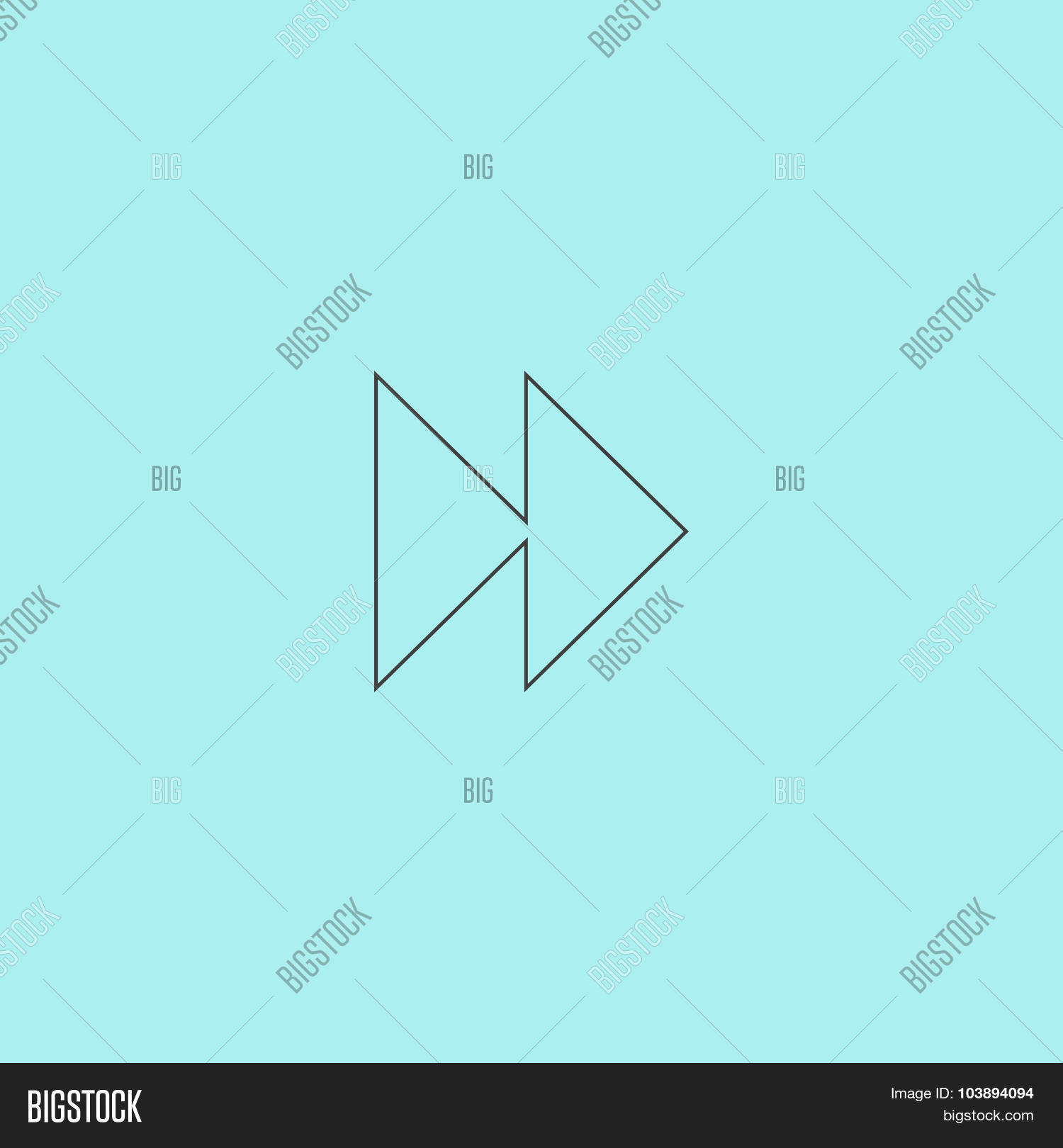 Rewind Forward Icon Vector & Photo (Free Trial) | Bigstock