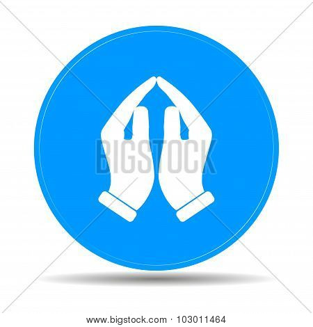 Praying Hands Icon, Vector & Photo (Free Trial) | Bigstock