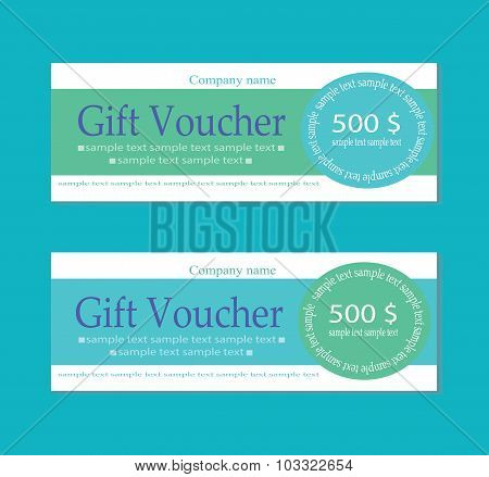 Gift Voucher Vector Vector & Photo (Free Trial) | Bigstock