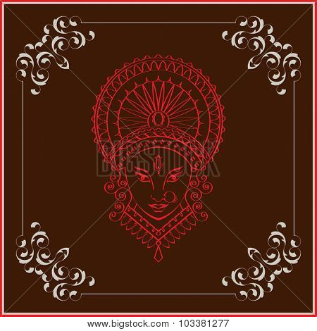 Durga Goddess Power Vector & Photo (Free Trial) | Bigstock