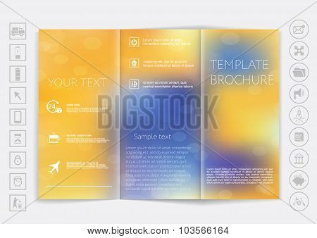 Tri-fold Brochure Vector & Photo (Free Trial) | Bigstock