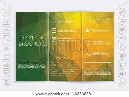 Tri-fold Brochure Vector & Photo (Free Trial) | Bigstock