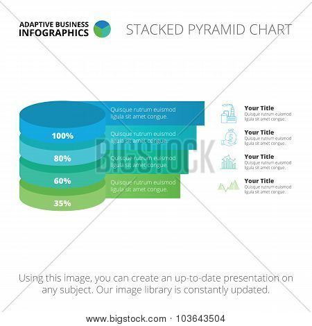 Stacked Pyramid Chart Vector & Photo (Free Trial) | Bigstock