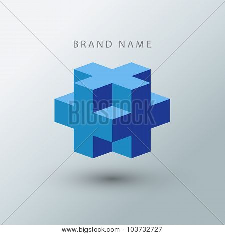 Cube Logo Design Vector & Photo (Free Trial) | Bigstock