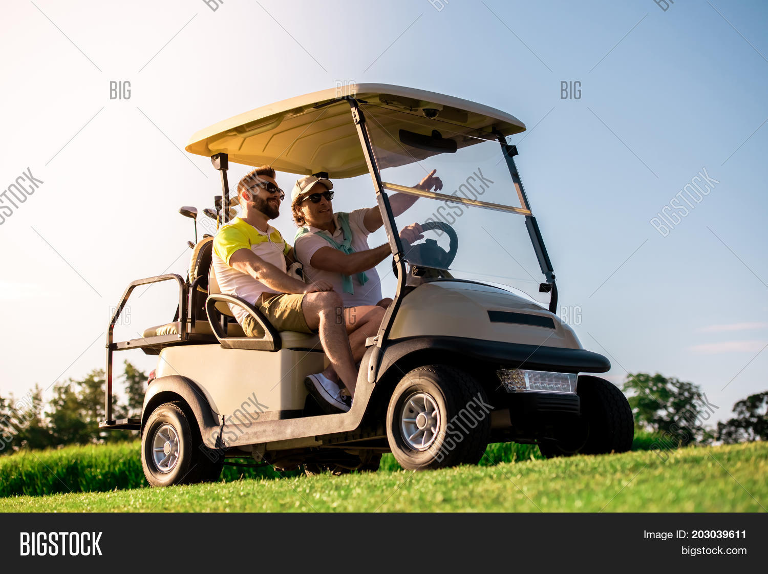 Men Playing Golf Image & Photo (Free Trial) | Bigstock