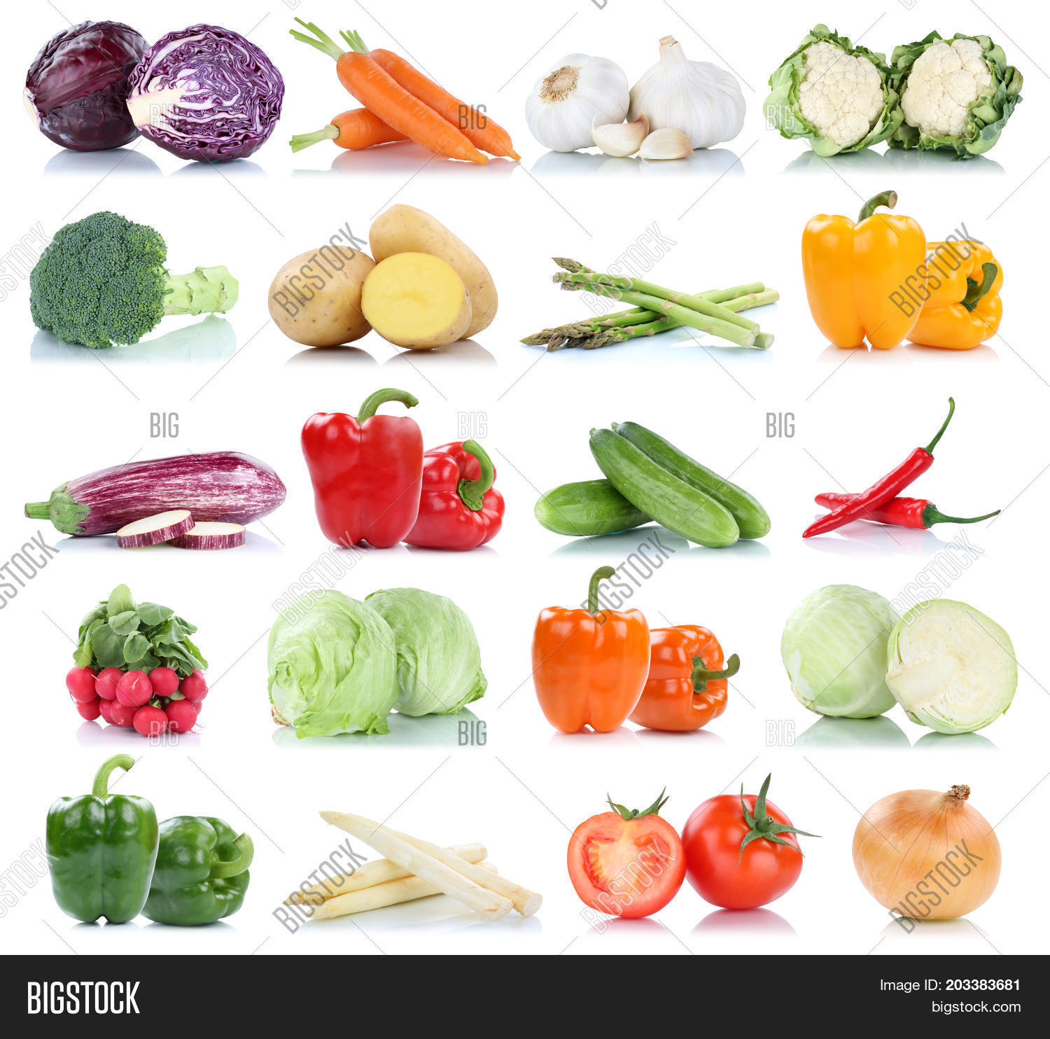 Collection Vegetables Image & Photo (Free Trial) | Bigstock