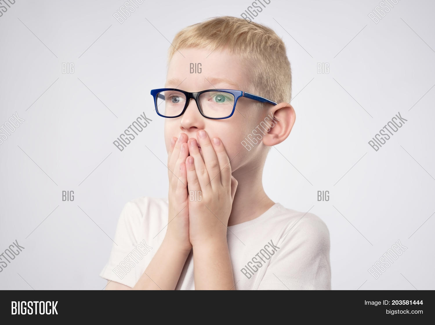Scared Litle Kid Boy Image & Photo (Free Trial) | Bigstock