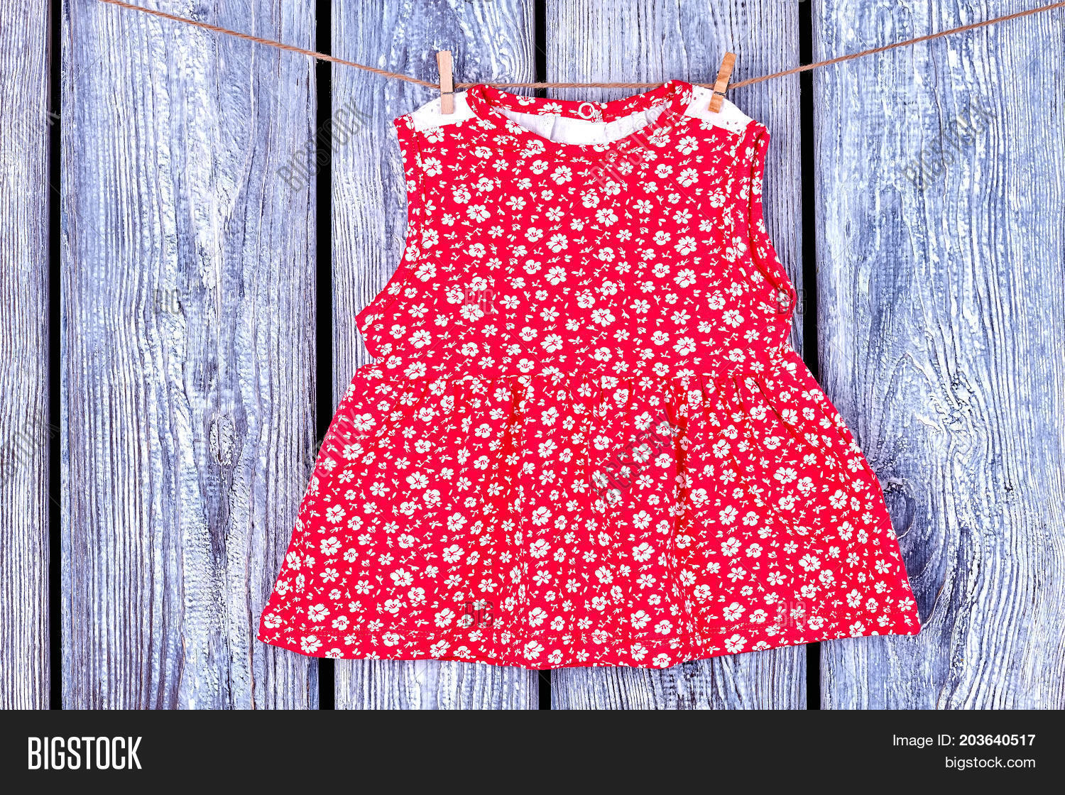 Baby Red Dress Hanging Image & Photo (Free Trial) | Bigstock