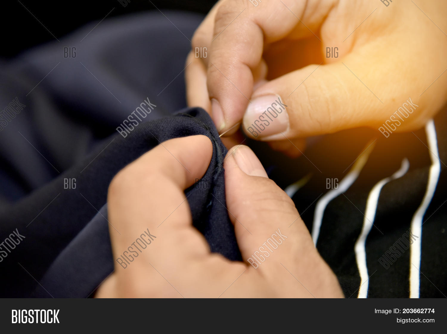Closeup Hands Tailor Image & Photo (Free Trial) | Bigstock