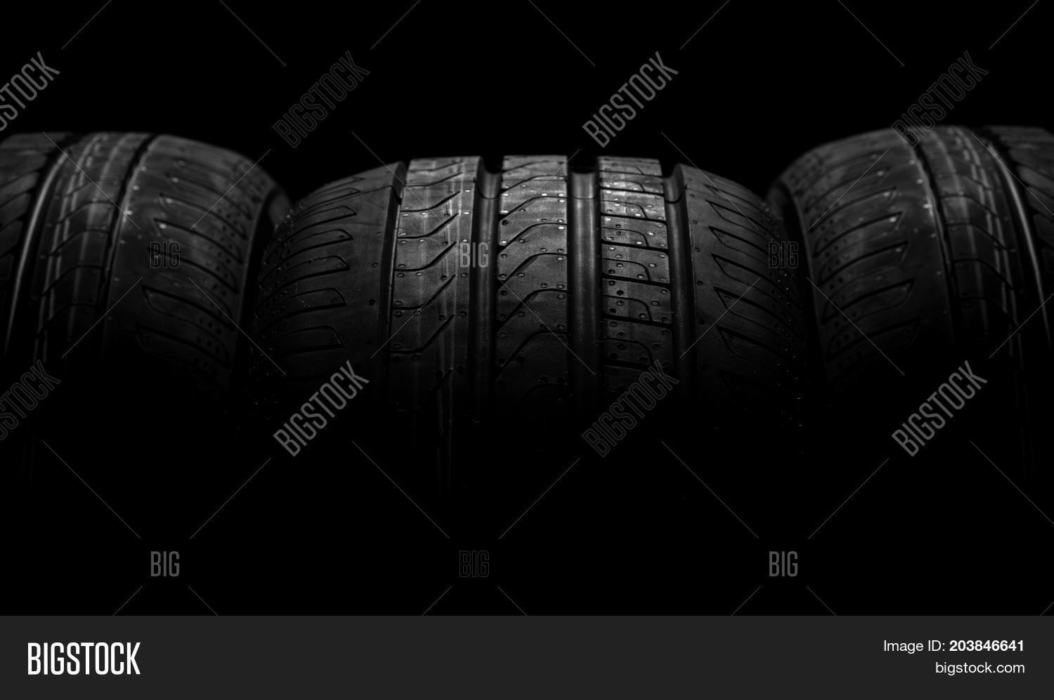 Tire Stack On Image & Photo (Free Trial) | Bigstock
