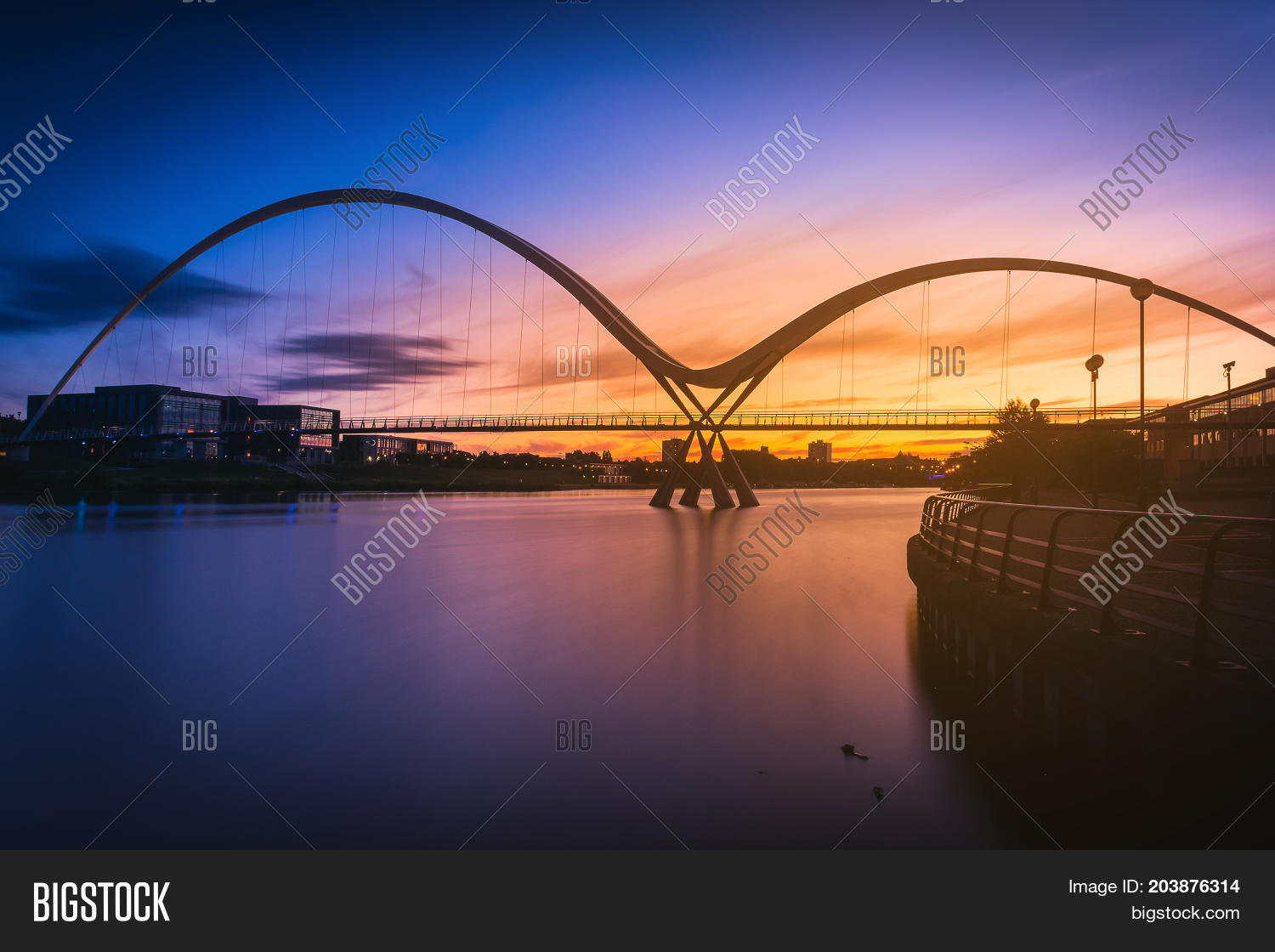 Infinity Bridge Sunset Image & Photo (Free Trial) | Bigstock