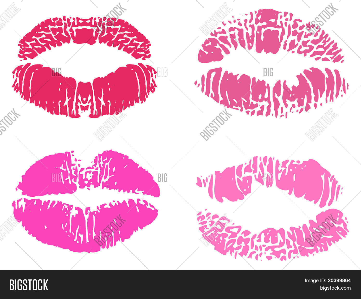 Kissing Lips. Vector Vector & Photo (Free Trial) | Bigstock