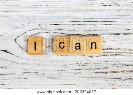 Can Word Made Wooden Image & Photo (Free Trial) | Bigstock