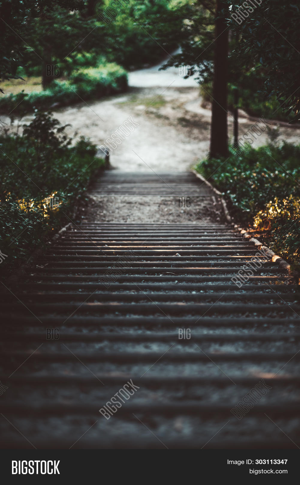 Long Descending Stairs Image & Photo (Free Trial) | Bigstock