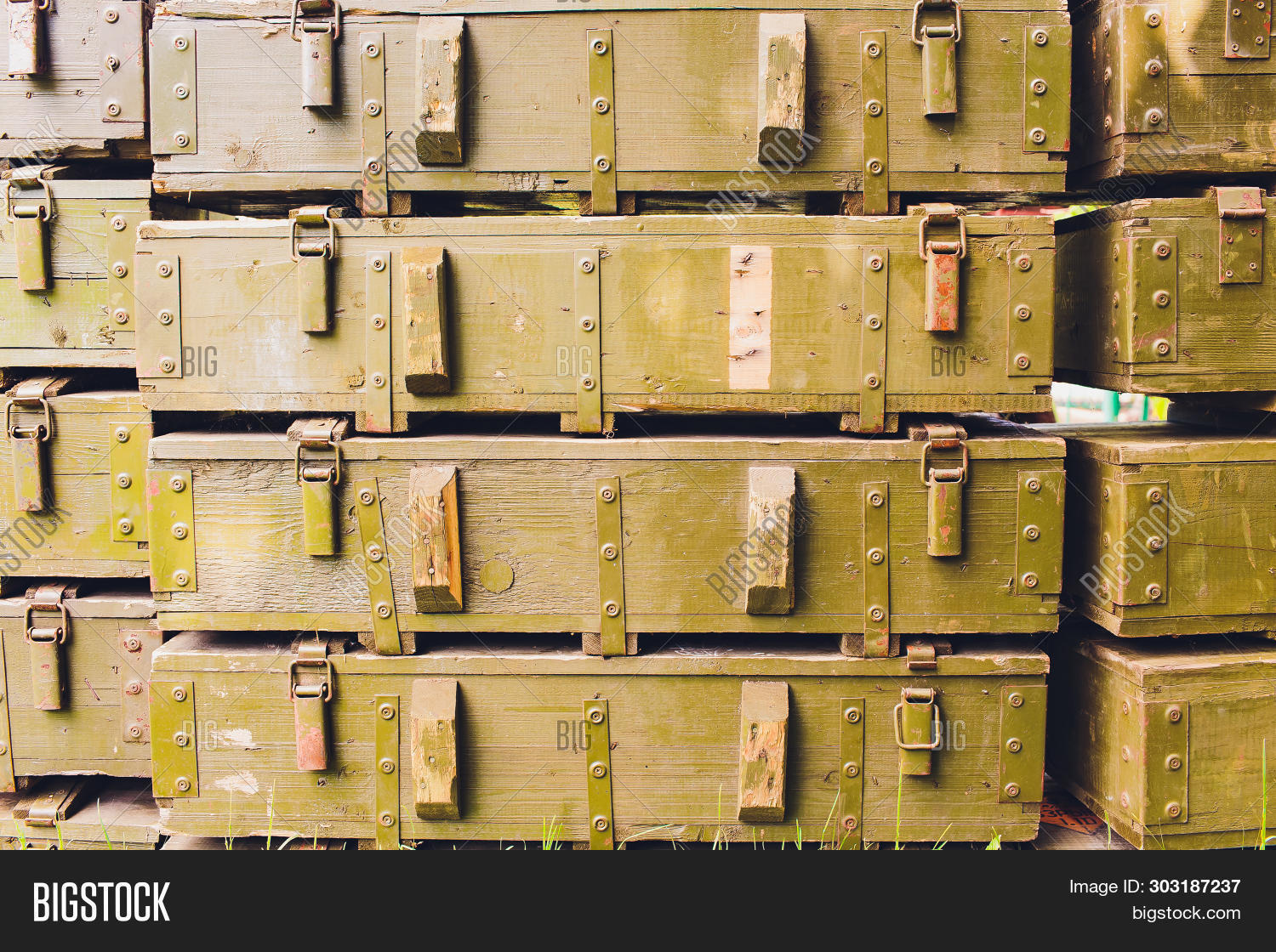 Military Green Boxes Image & Photo (Free Trial) | Bigstock
