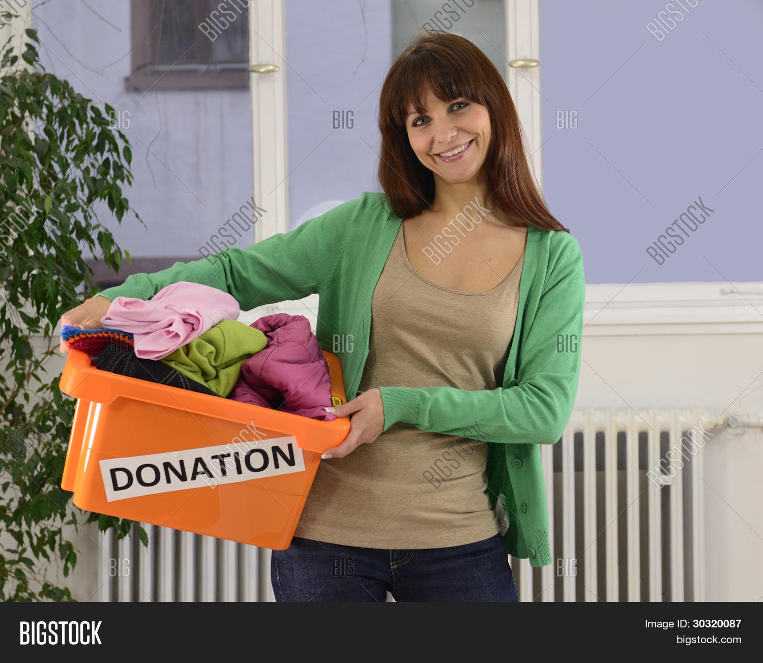 Woman Clothes Donation Image & Photo (Free Trial) | Bigstock