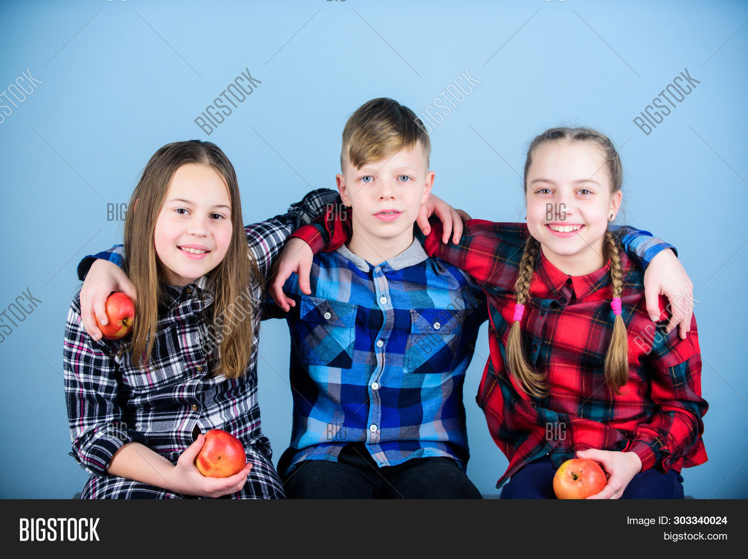 Friends Kids Hug Each Image & Photo (Free Trial) | Bigstock