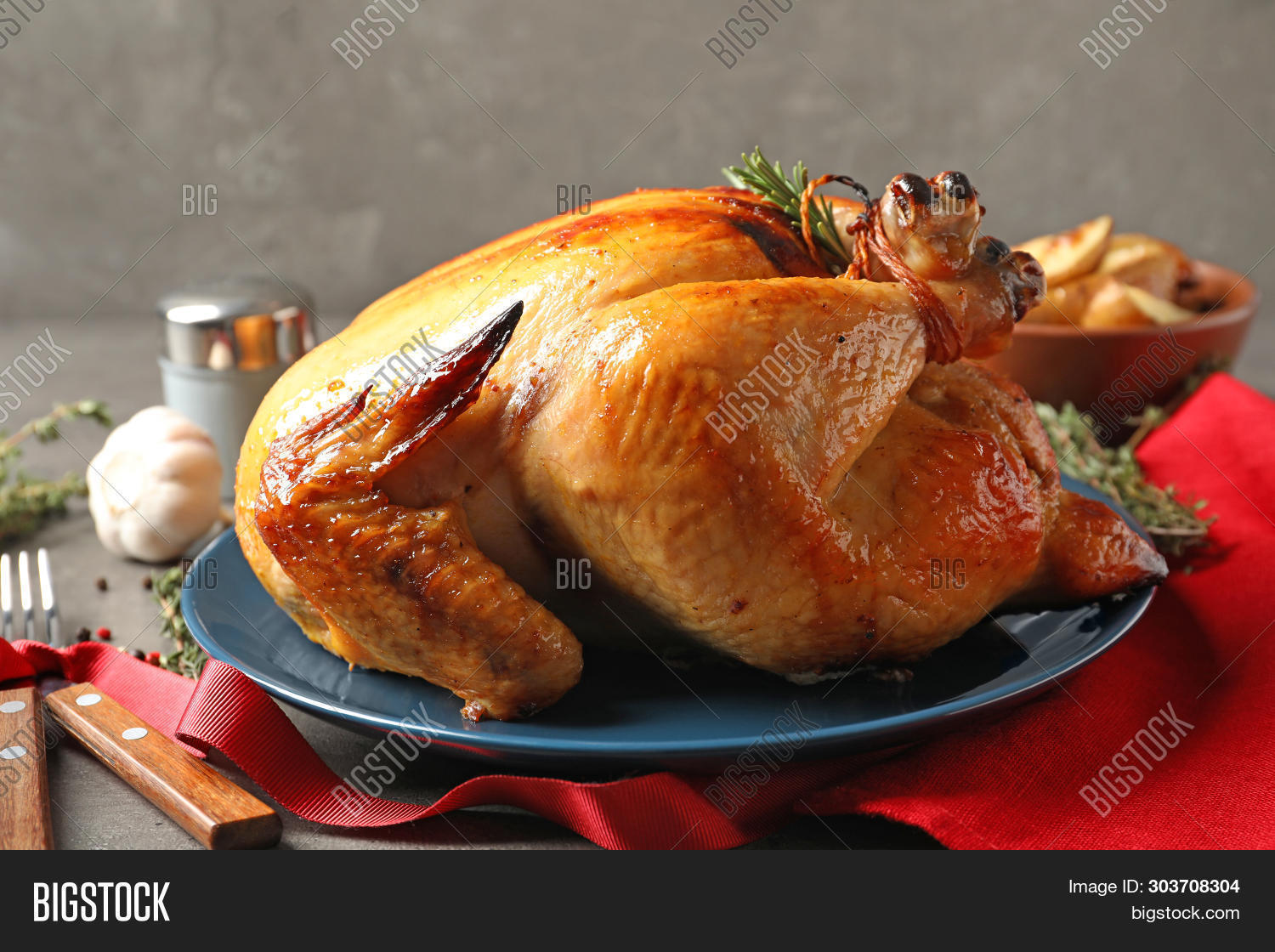 Platter Cooked Turkey Image & Photo (Free Trial) | Bigstock